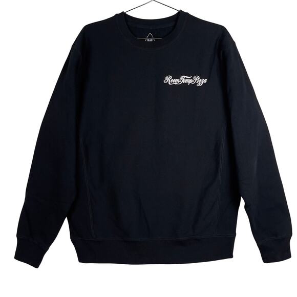 Room Temp Pizza | Shirts | Room Temp Pizza Crewneck Black Medium Supdef ...